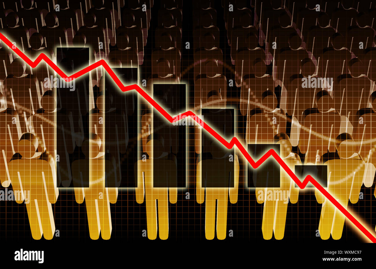 Drop in profits concept hi-res stock photography and images - Alamy