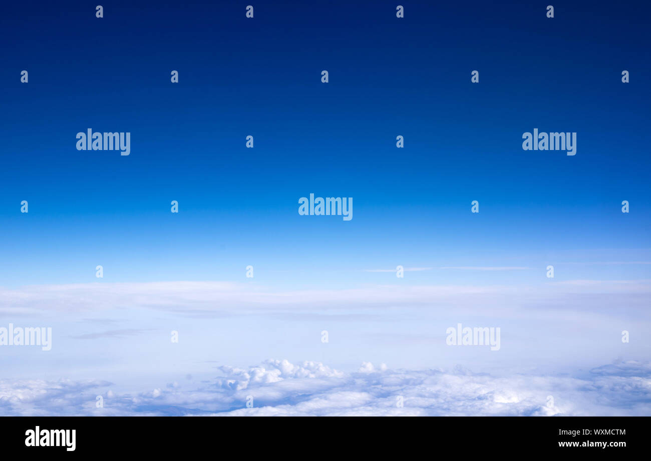 Aerial sky and clouds background Stock Photo - Alamy