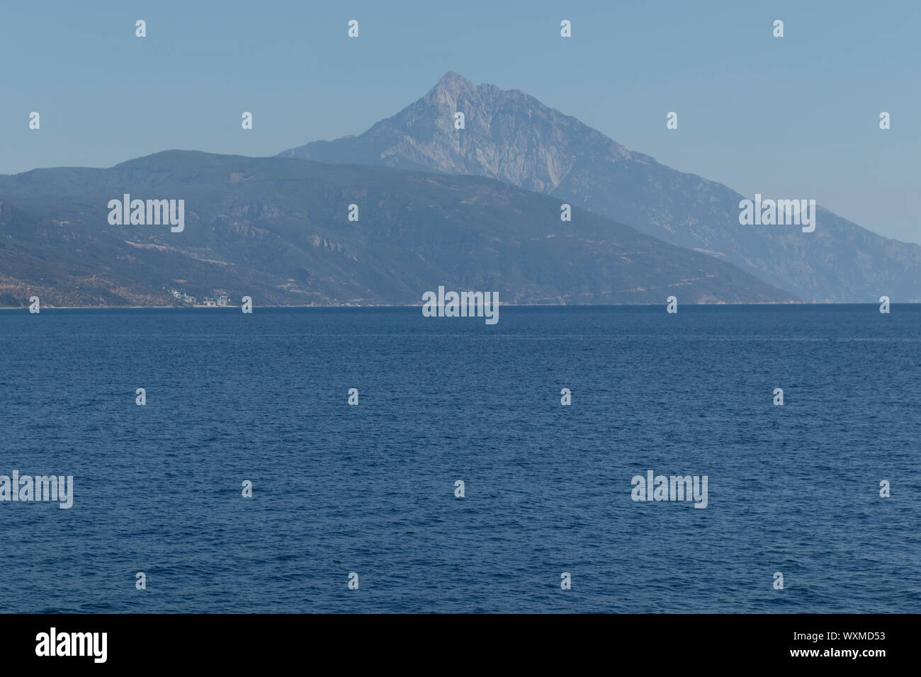 Landscape of Mount Athos in Autonomous Monastic State of the Holy ...