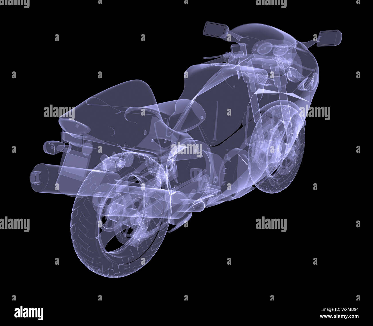 X ray motorcycle hi-res stock photography and images - Alamy