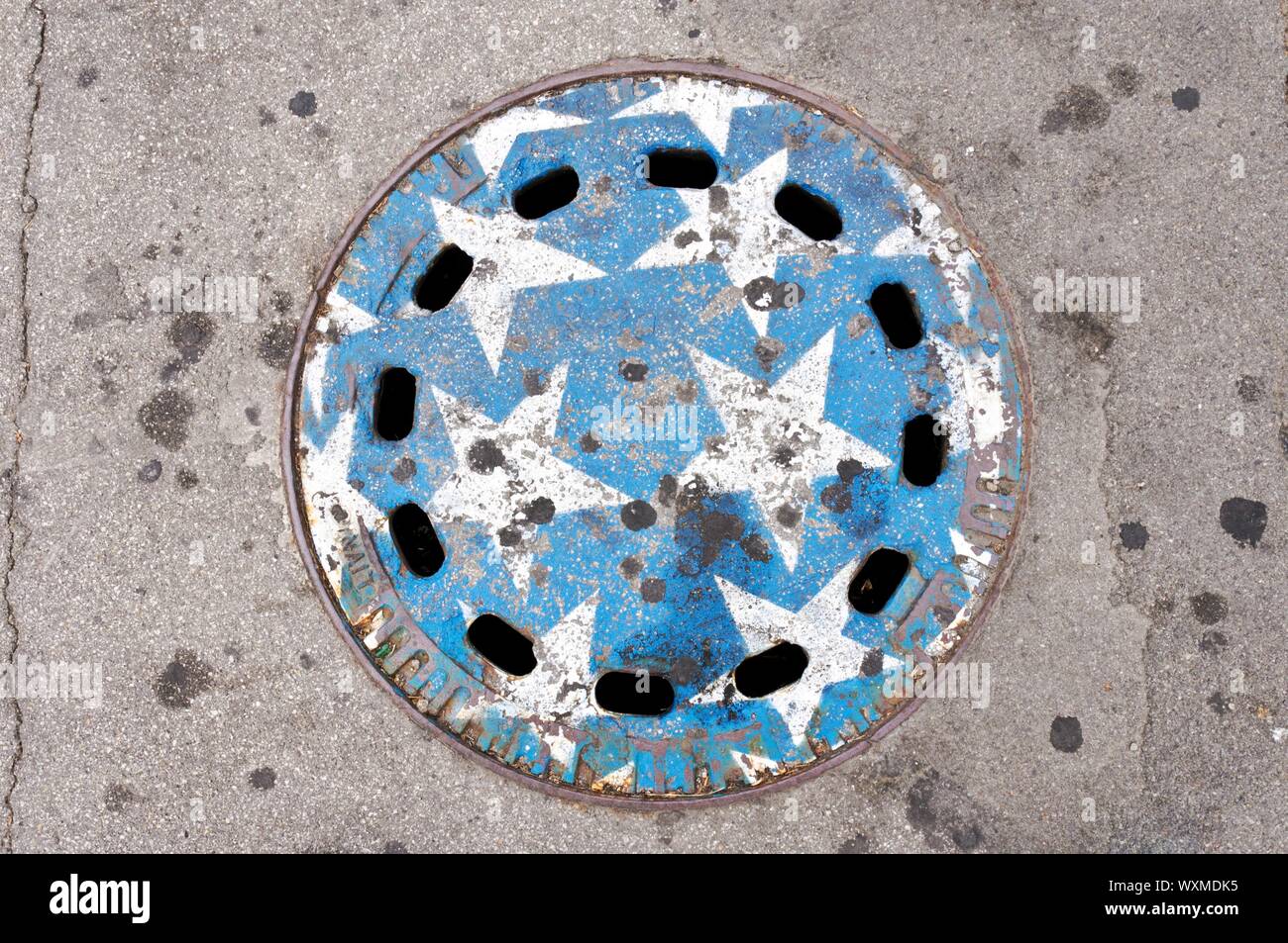 Rusty star ground texture Stock Photo - Alamy