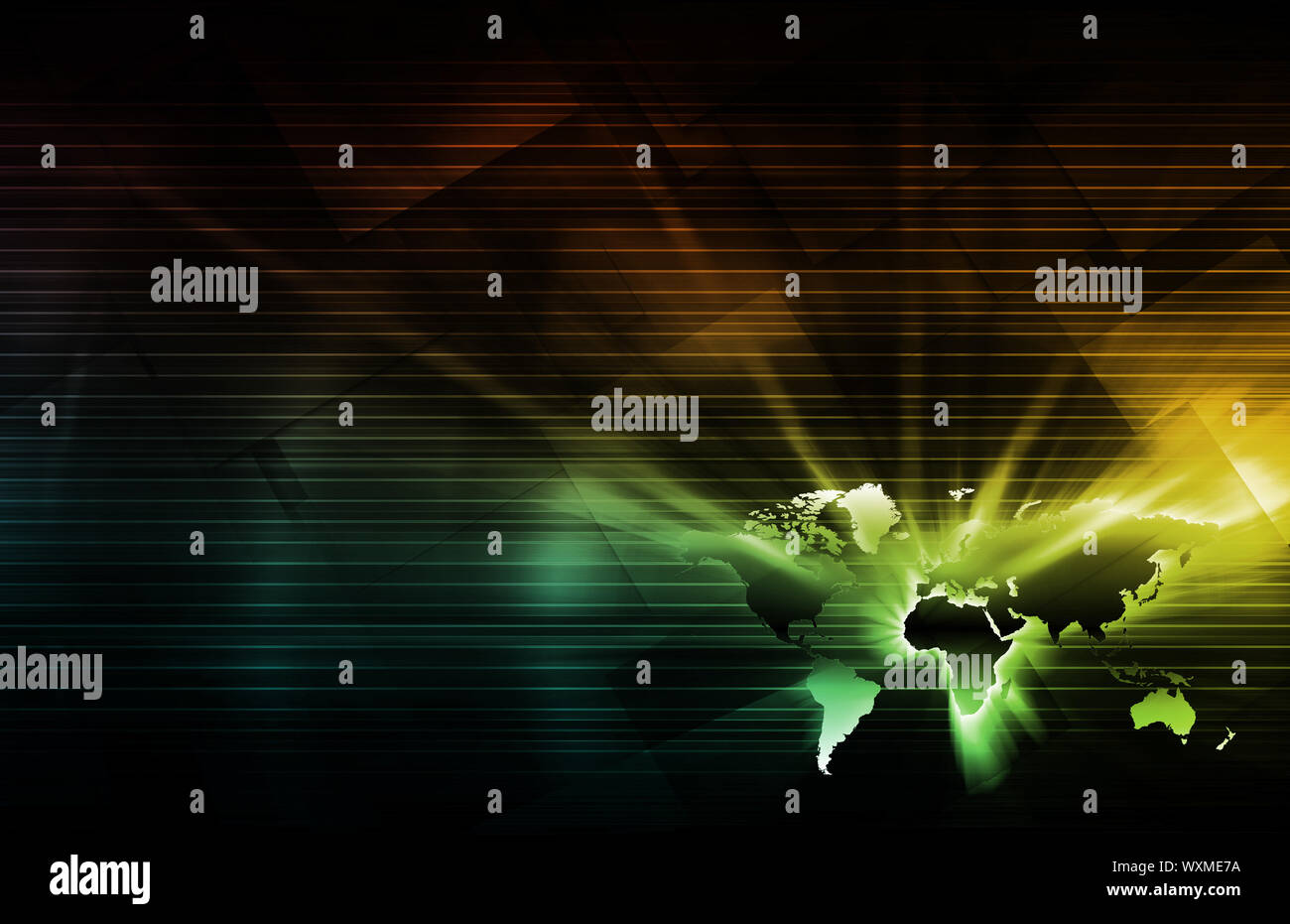 Global Solutions for a Company as a Concept Stock Photo - Alamy