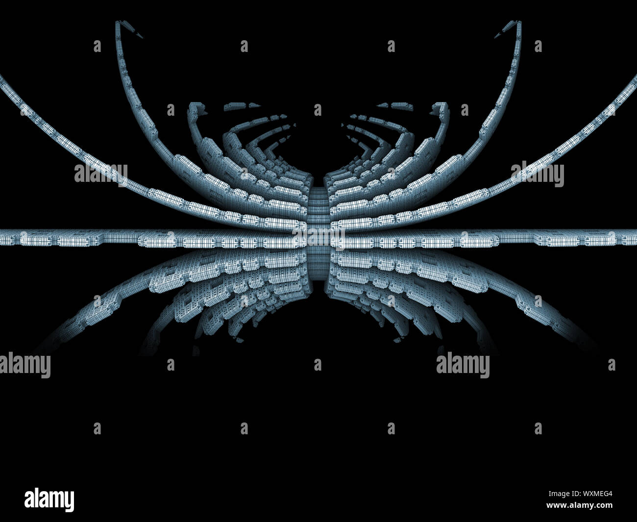 Fractal Spider series. Fractal spider element for use in projects on ...