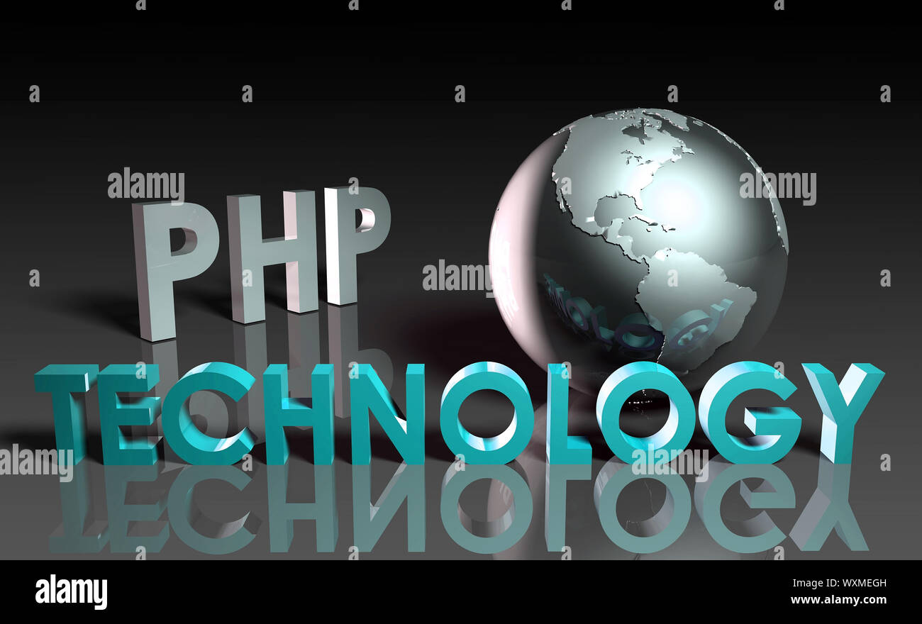 PHP Technology Internet Abstract as a Concept Stock Photo - Alamy