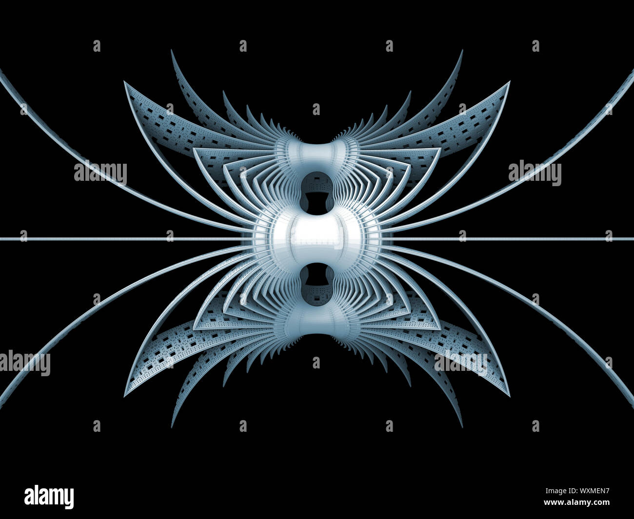 Fractal design element for use in projects on design, science and ...
