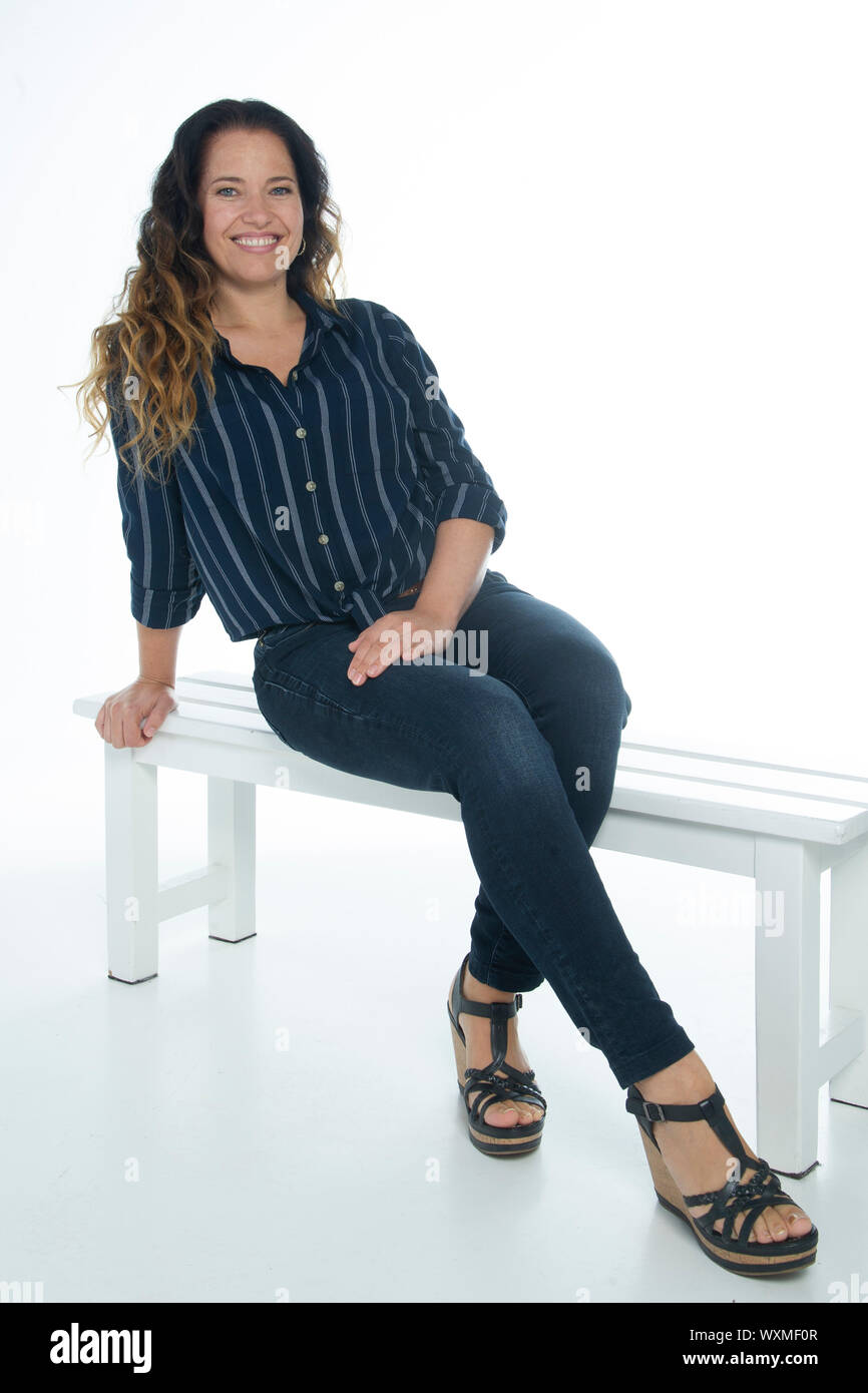 Hamburg, Deutschland. 16th Sep, 2019. Actress Katja FRENZEL plays the ...