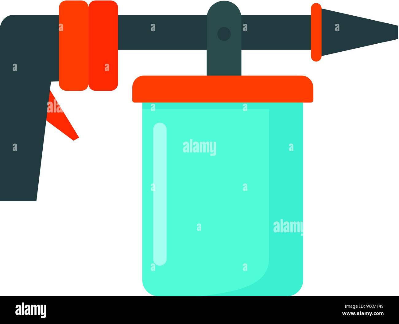 Wash car spray icon. Flat illustration of wash car spray vector icon ...