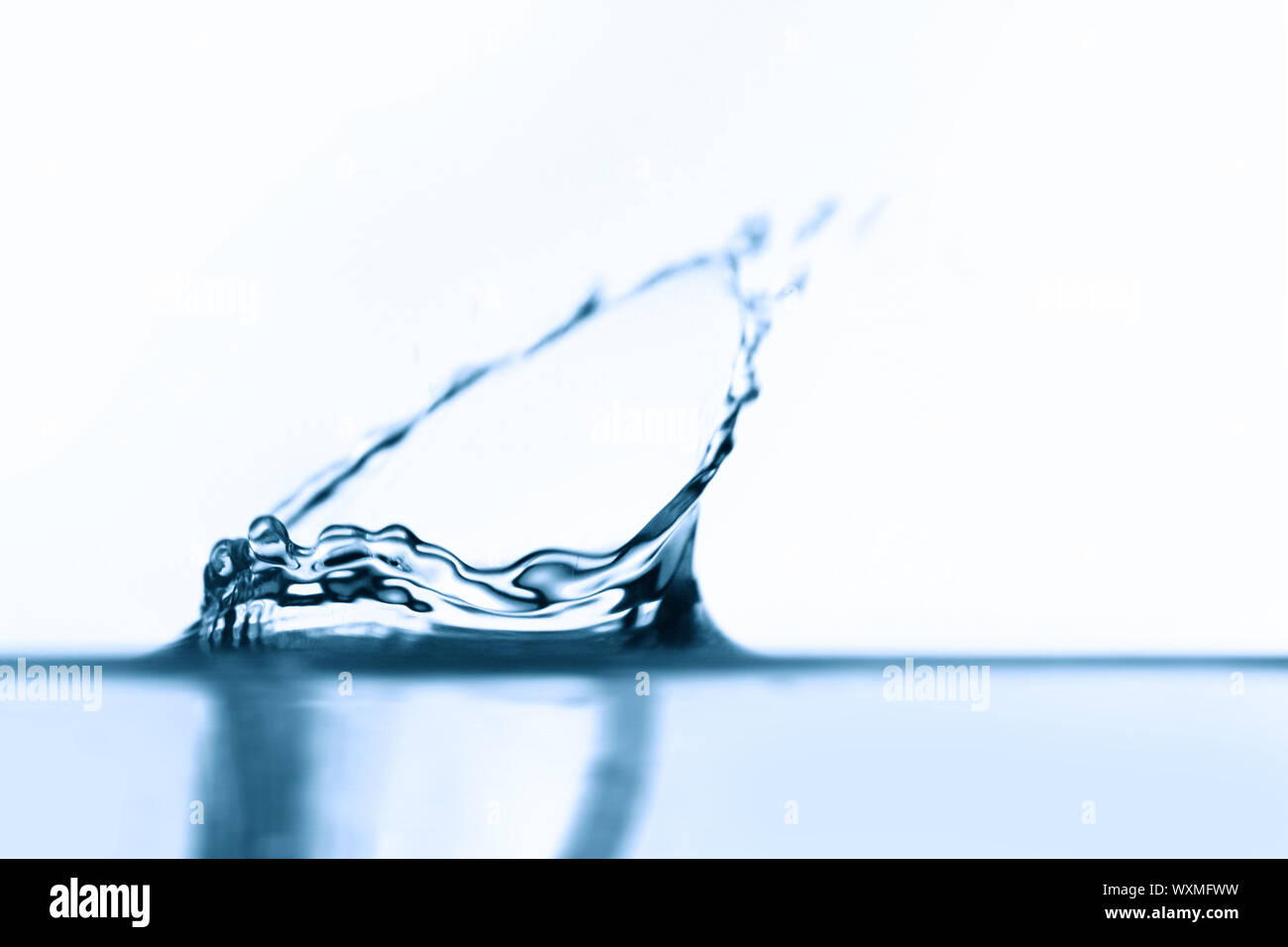 water splash close-up aqua backgrounds Stock Photo - Alamy