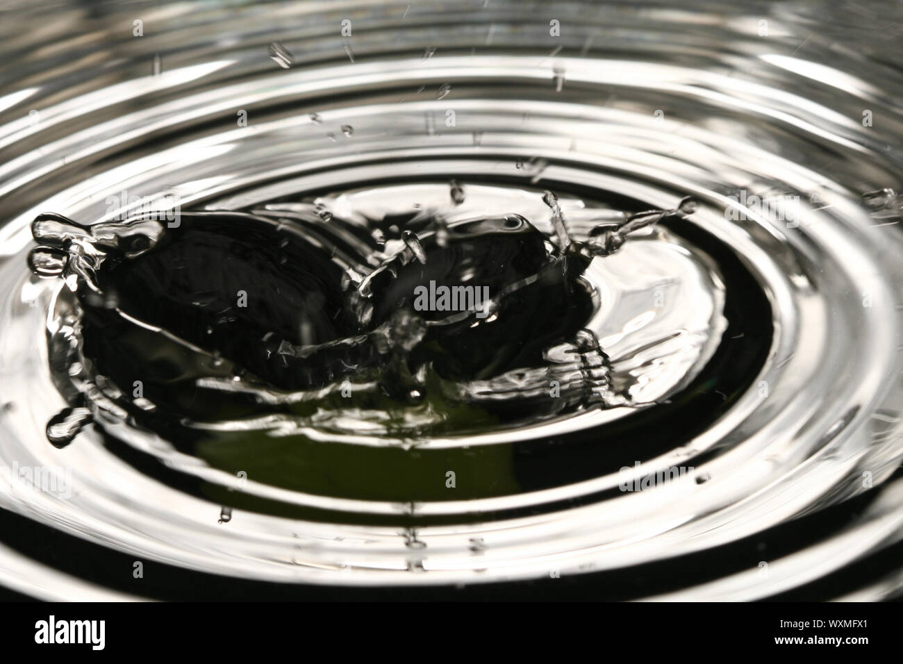 water splash close-up aqua backgrounds Stock Photo - Alamy