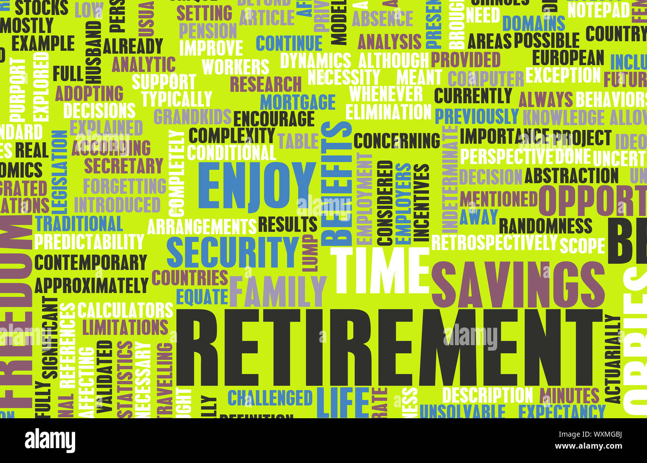 Retirement Planning as a Abstract Concept Stock Photo - Alamy