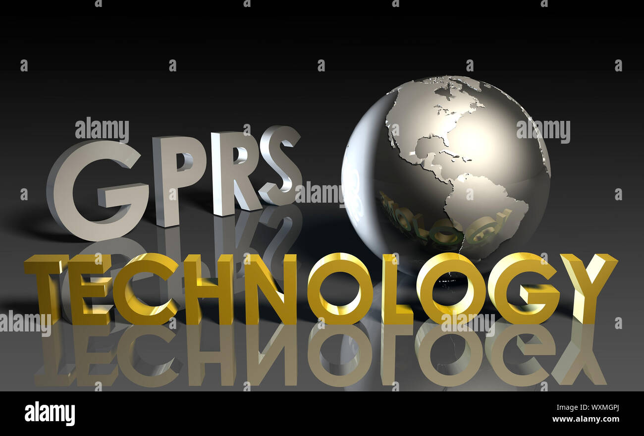 GPRS Mobile Technology Abstract as a Concept Stock Photo - Alamy