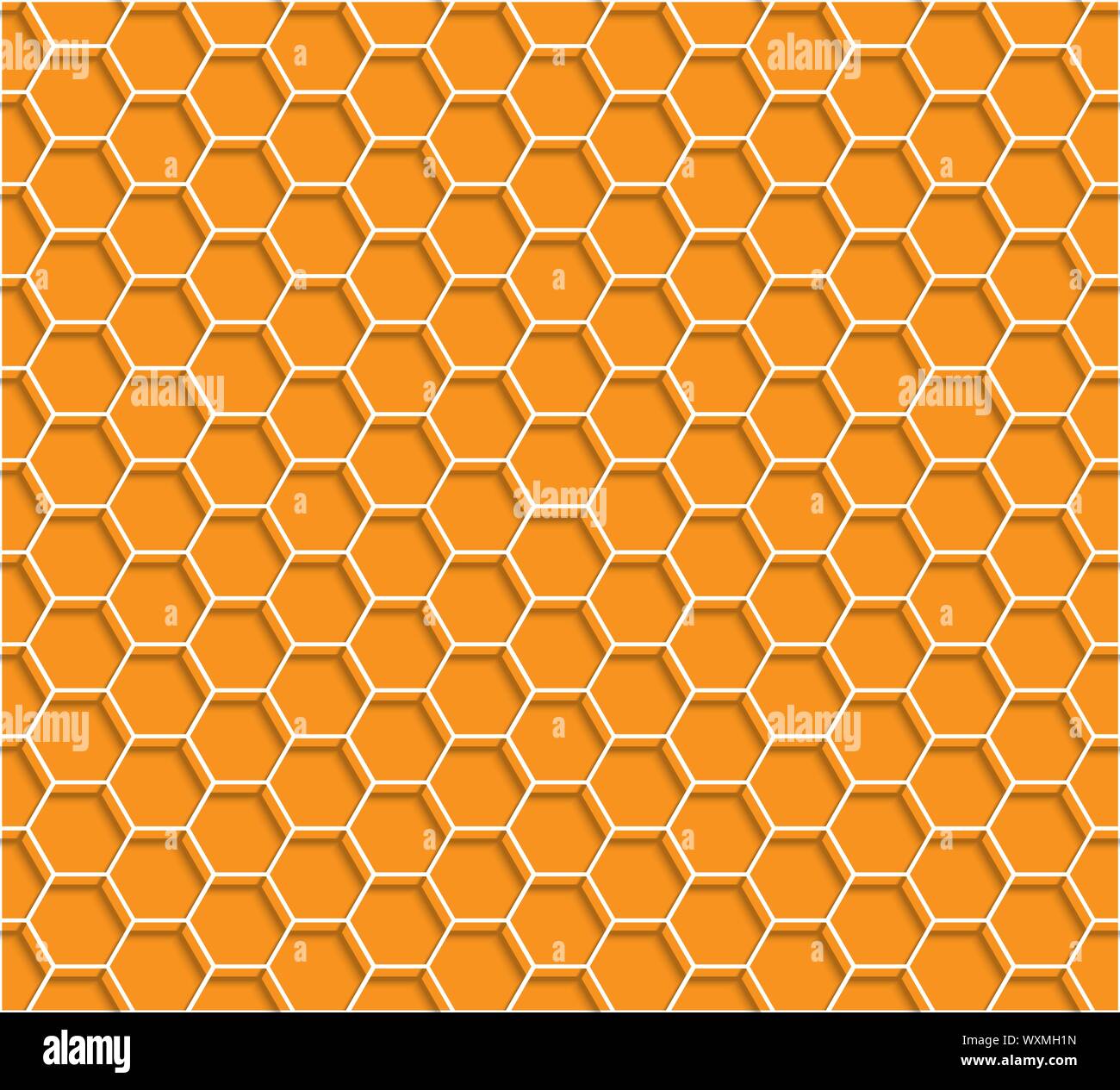 honey combs seamless pattern, vector illustration . Template for your ...