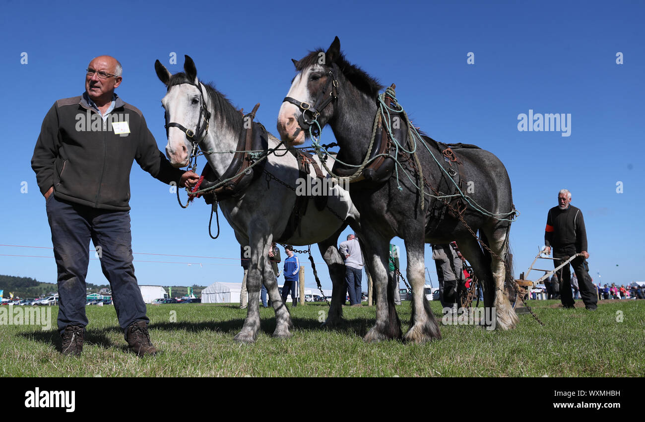 Edward Allena and Les Hanbidge at the National Ploughing Championships ...