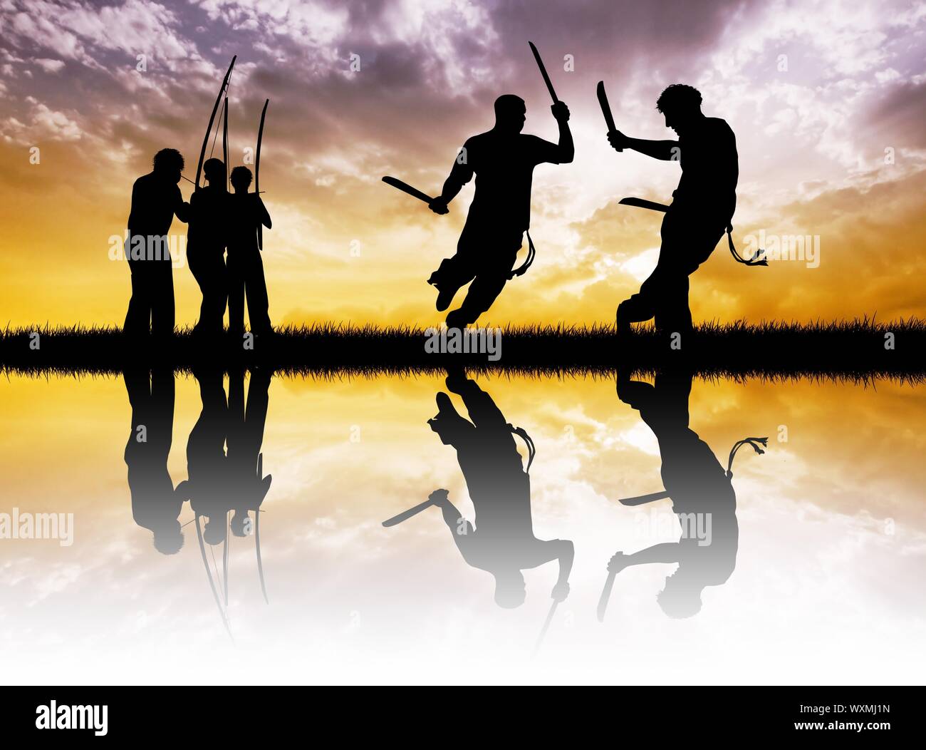 Boxing swords hi-res stock photography and images - Alamy