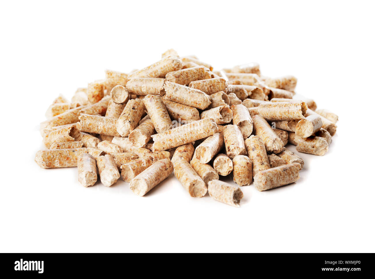 Alternative fuel: Wood pellets made of sawmill waste Stock Photo - Alamy