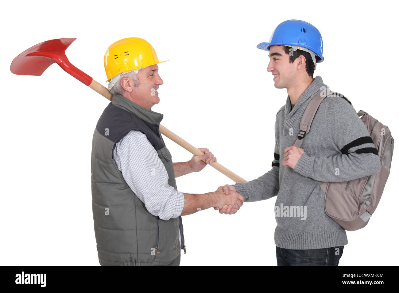 Carpenter training male apprentice hi-res stock photography and images ...