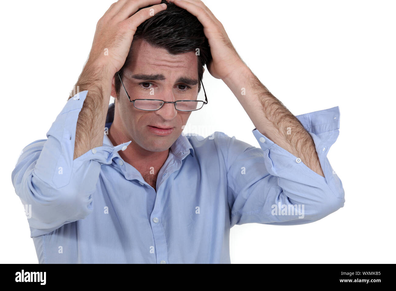 Man out of sorts Stock Photo - Alamy