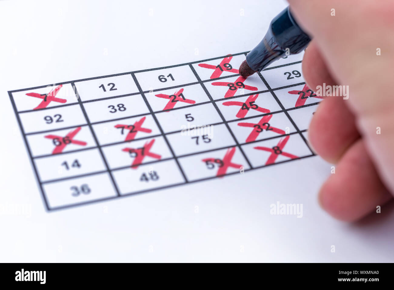 Win numbers hi-res stock photography and images - Alamy