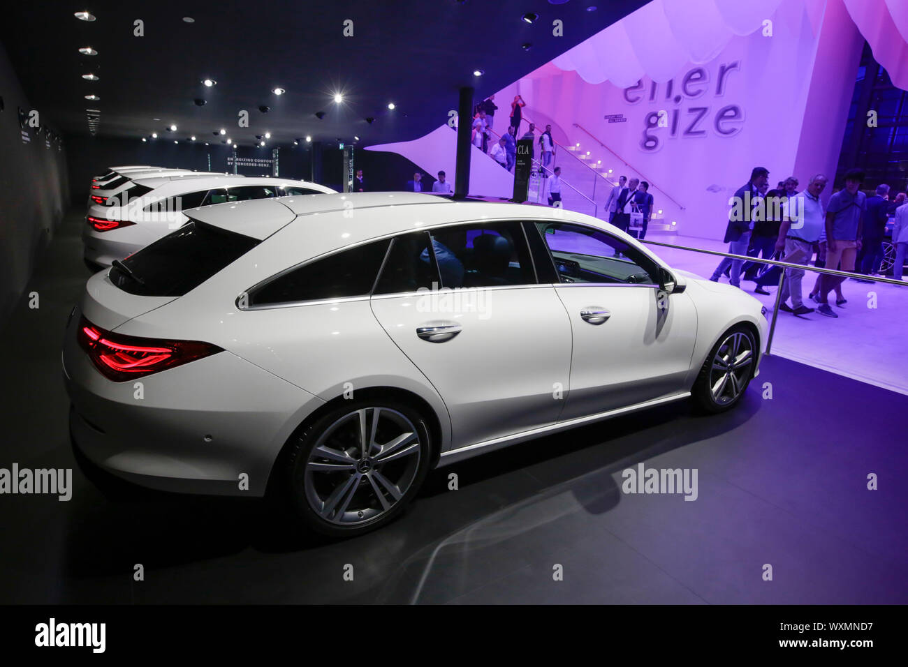 The German car manufacturer Mercedes-Benz displays the Mercedes-Benz ...