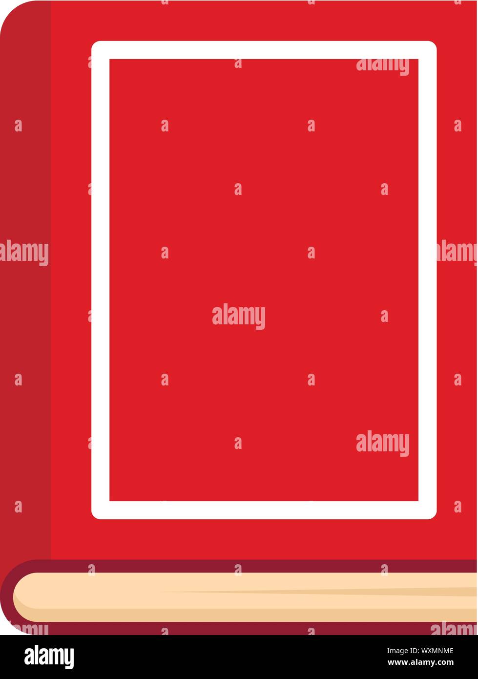 School book icon. Flat illustration of school book vector icon for web ...