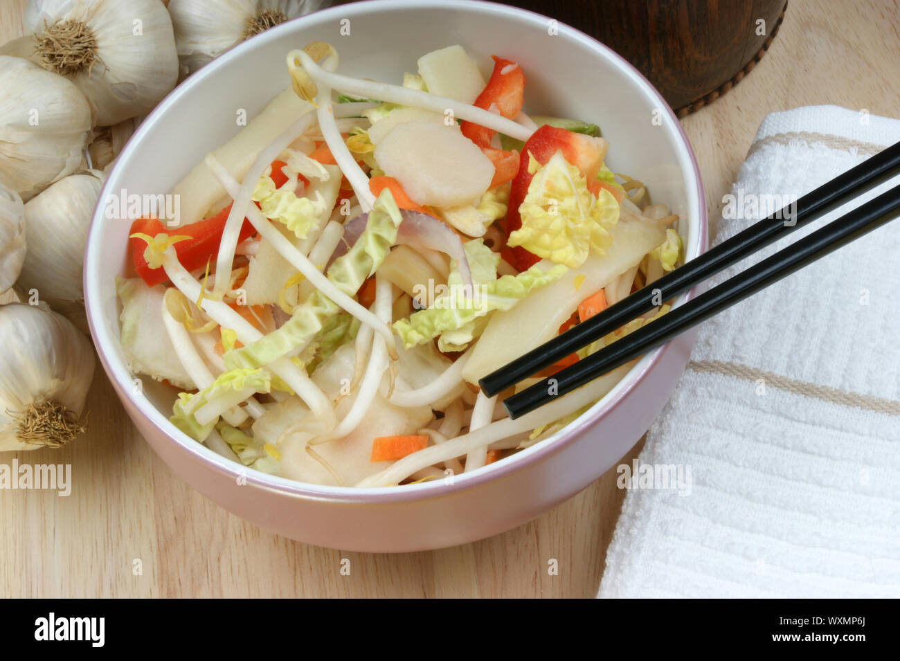 some asian mixed vegetable in a bowl Stock Photo - Alamy