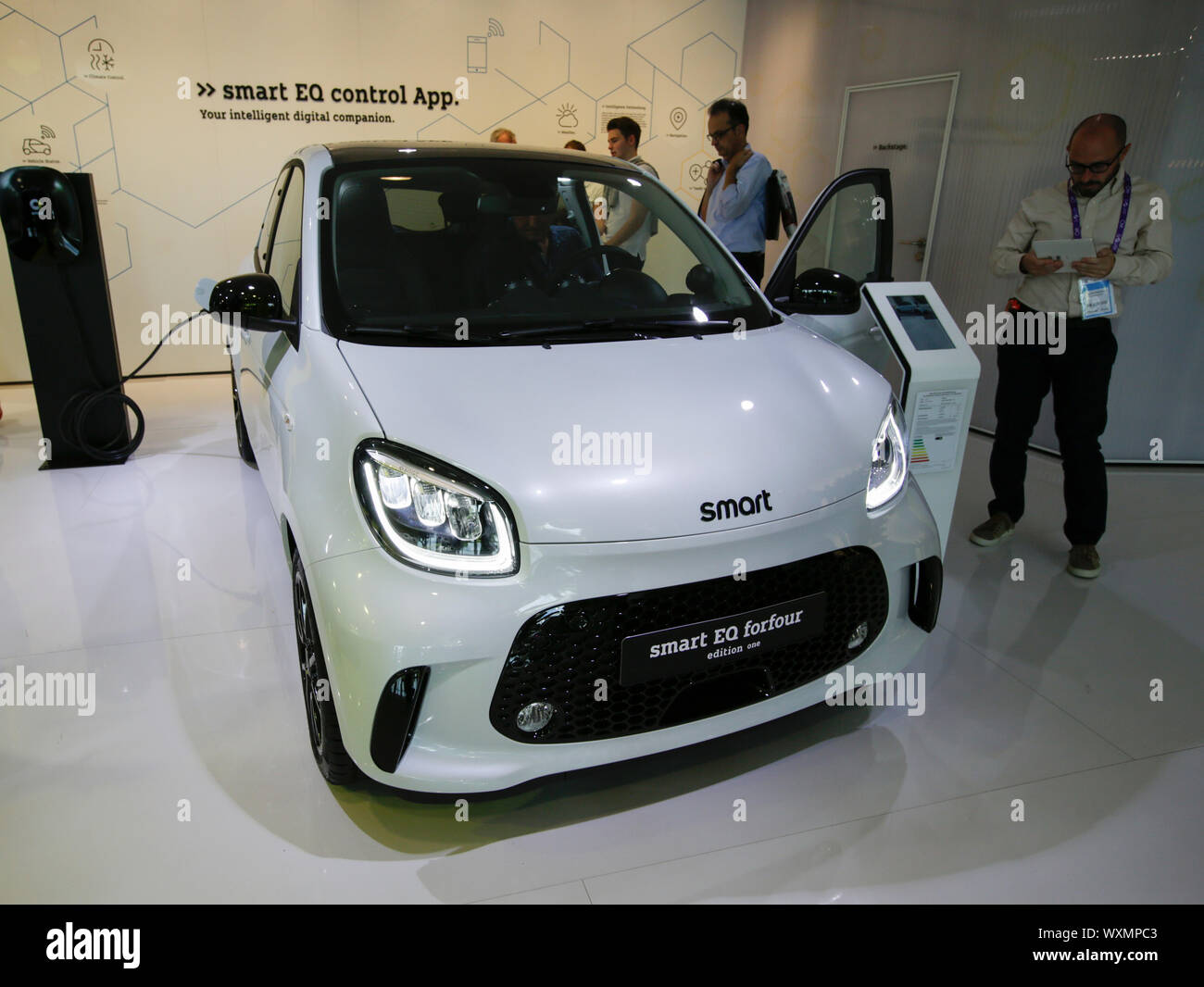 Frankfurt, Germany. 12th Sep, 2019. The Smart, an automotive brand from ...