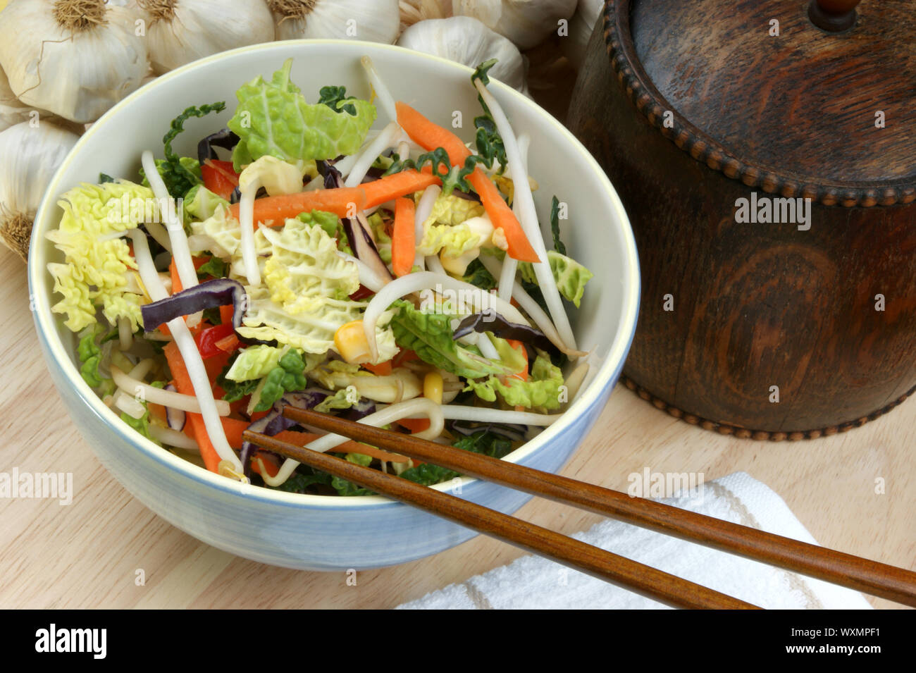 some asian mixed vegetable in a bowl Stock Photo - Alamy