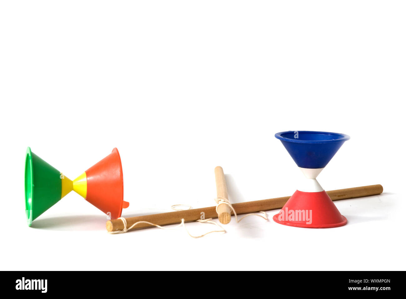 old toy from the past, the diabolo Stock Photo - Alamy