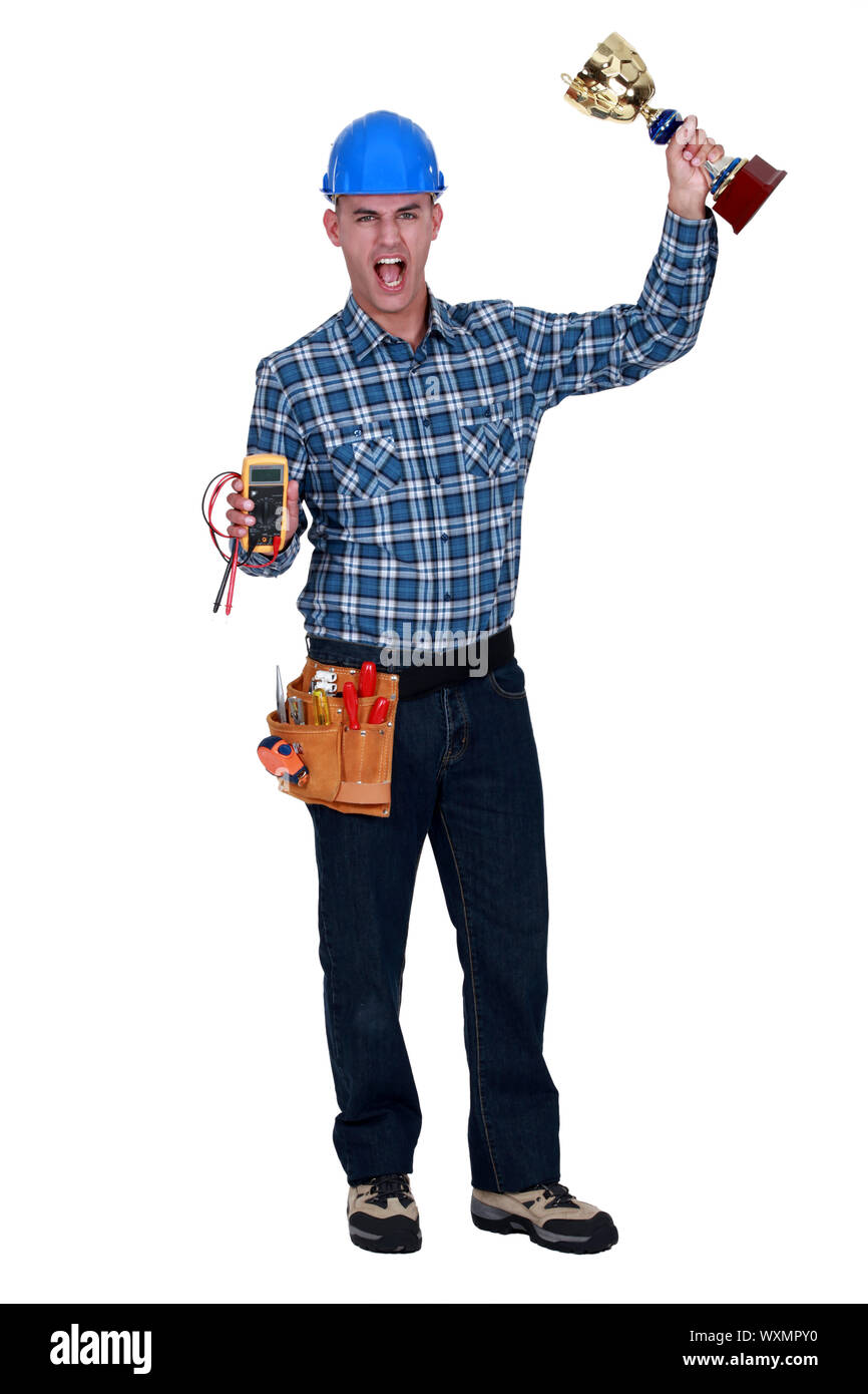 Promotion trophy Cut Out Stock Images & Pictures - Alamy