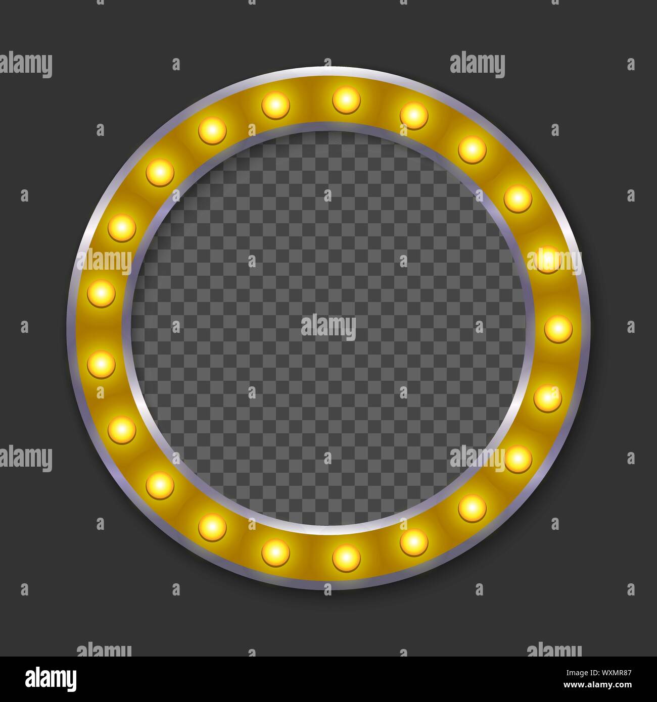 Vector modern retro light billboard background with place for your text ...