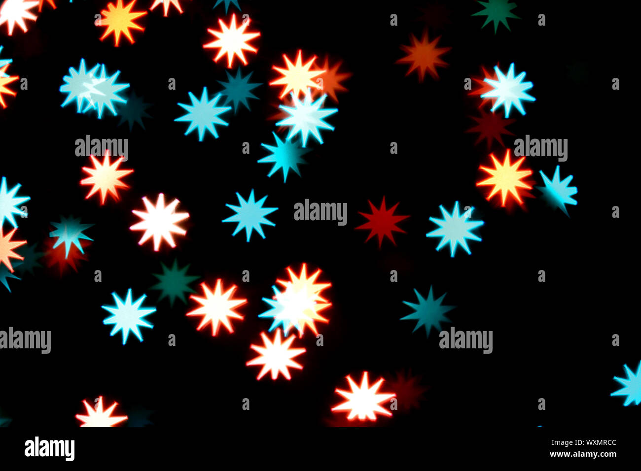 abstract disco colored stars motion background Stock Photo - Alamy