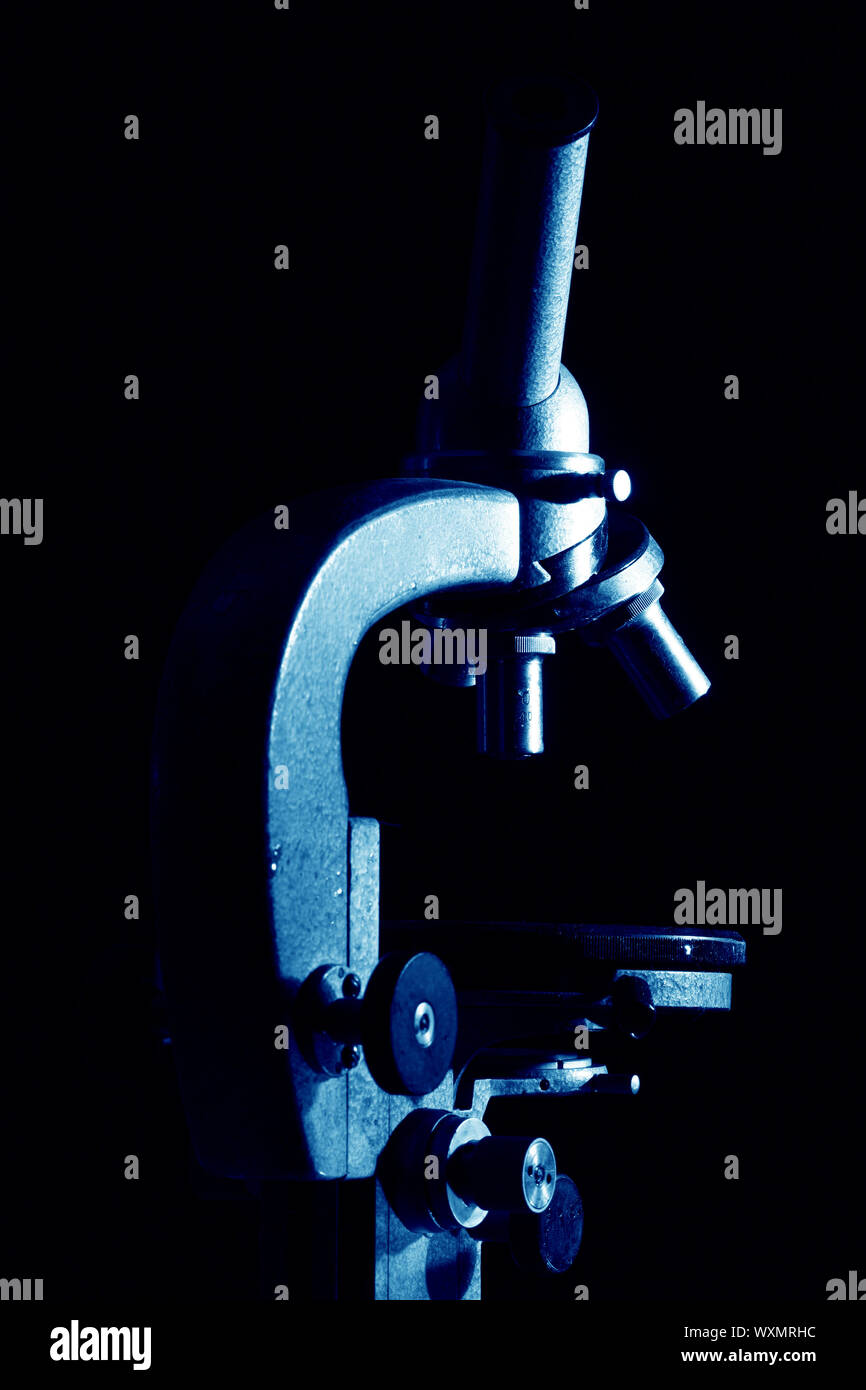 microscope close up science background Stock Photo - Alamy