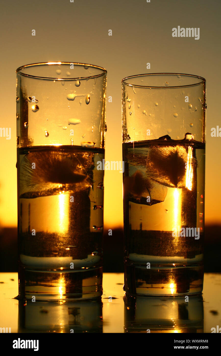 clean cold water in glass Stock Photo - Alamy