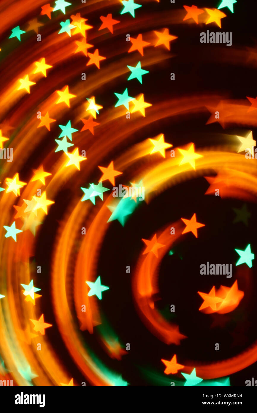 abstract disco colored stars motion background Stock Photo - Alamy