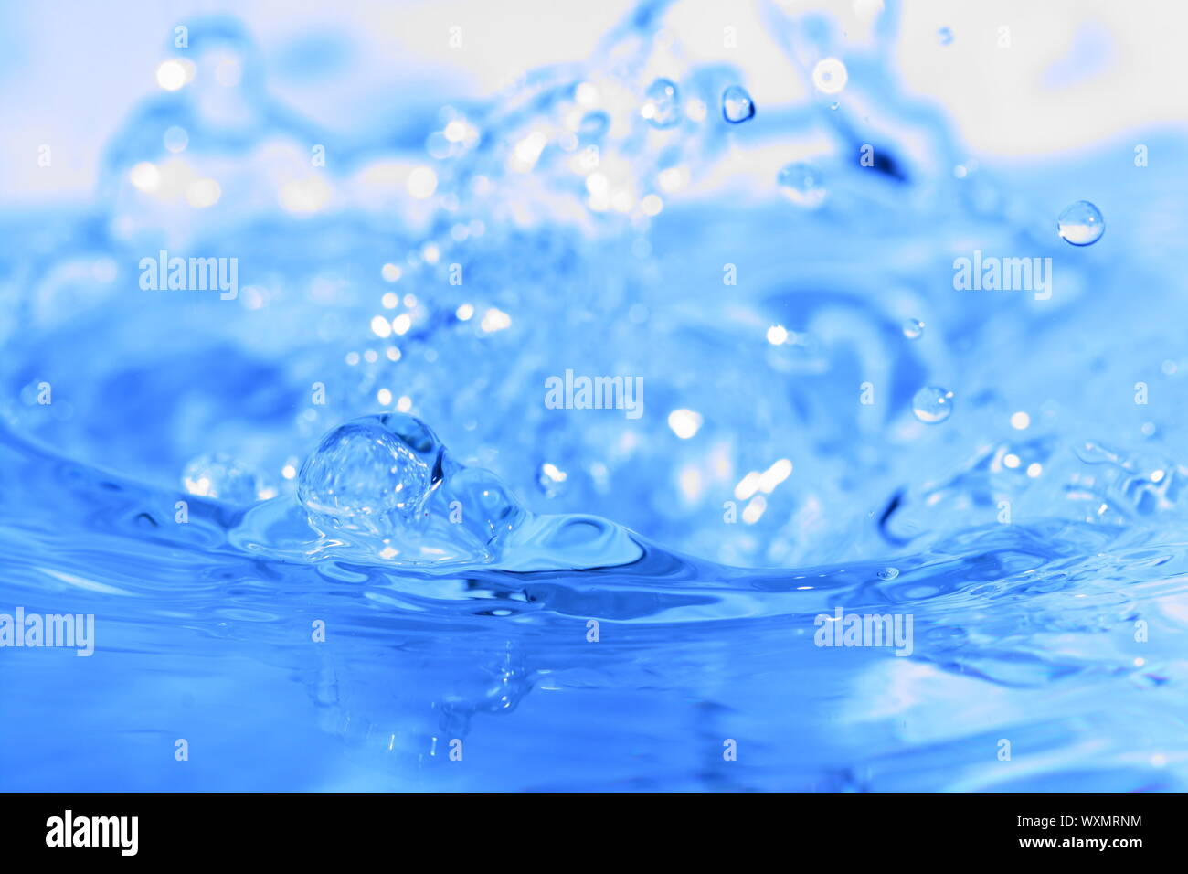 water splash macro close up Stock Photo - Alamy