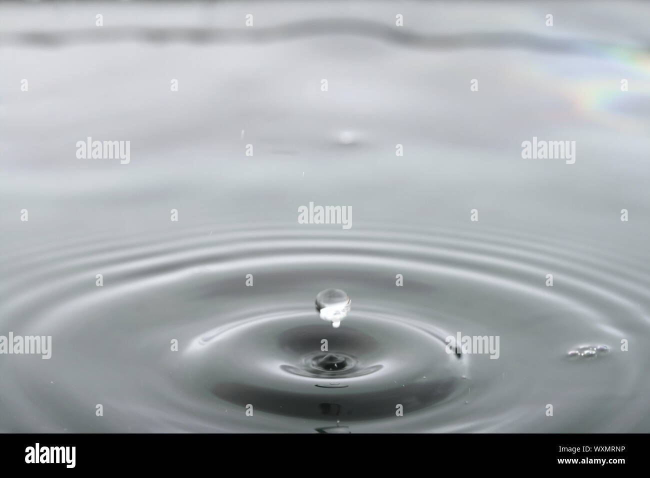 water drop super splash macro close up Stock Photo - Alamy