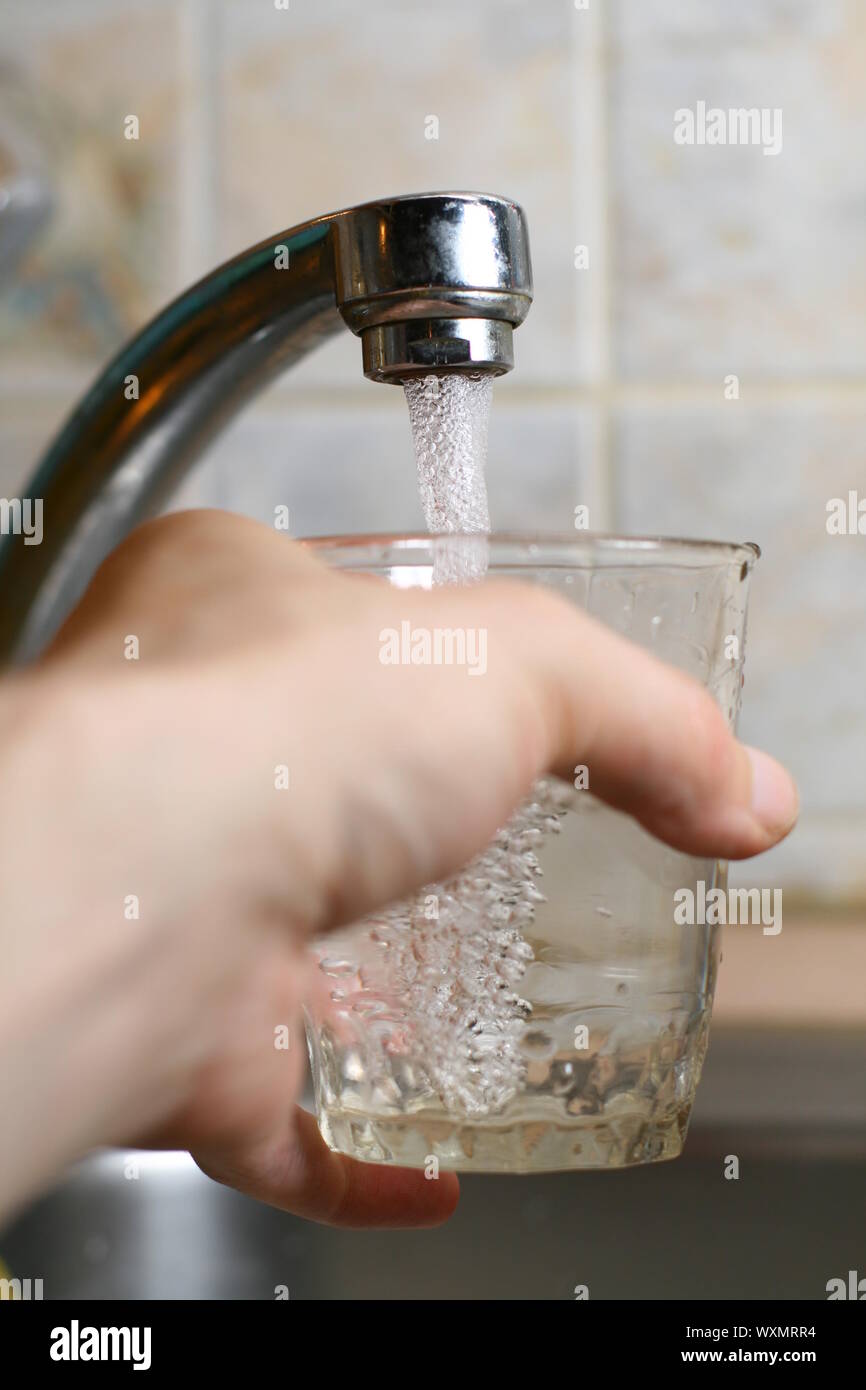 take water in glass from water wet Stock Photo - Alamy
