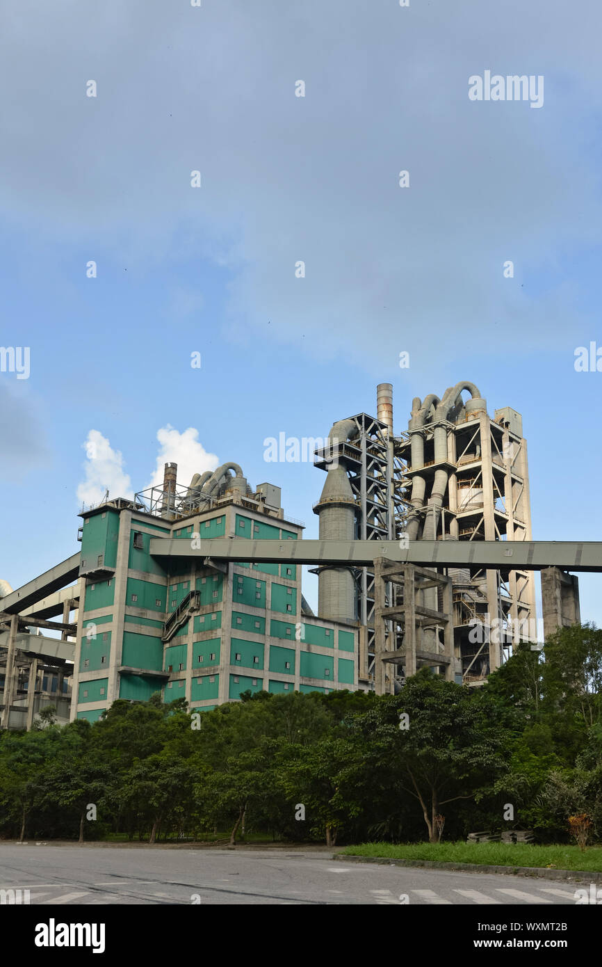 Cement plant, factory in Asian Stock Photo - Alamy