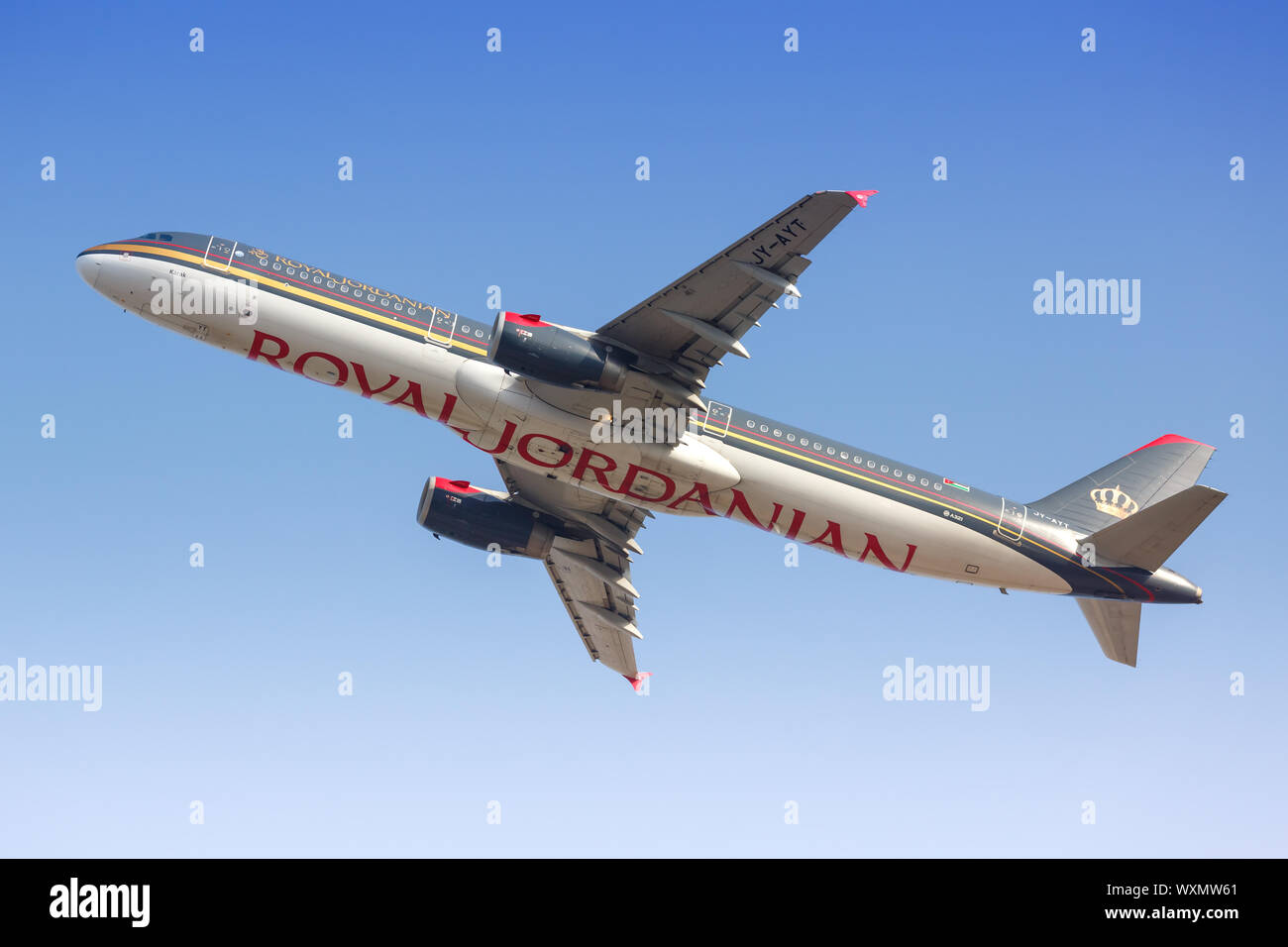 Tel Aviv, Israel – February 24, 2019: Royal Jordanian Airlines Airbus ...