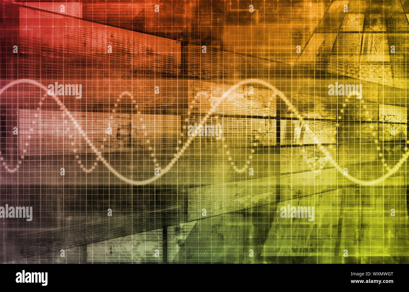 Futuristic Technology Data Flow as Art Abstract Stock Photo - Alamy