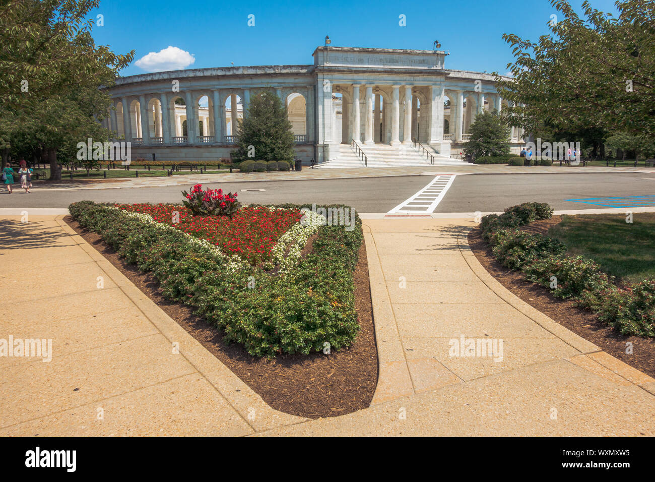Arlington, VA, USA - Jul 27, 2019. Memorial Amphitheater at Arlington ...
