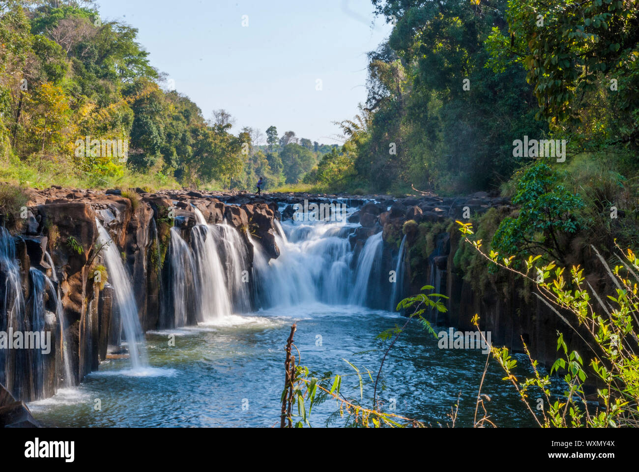 Pha suam waterfall on phang ngao river hi-res stock photography and ...