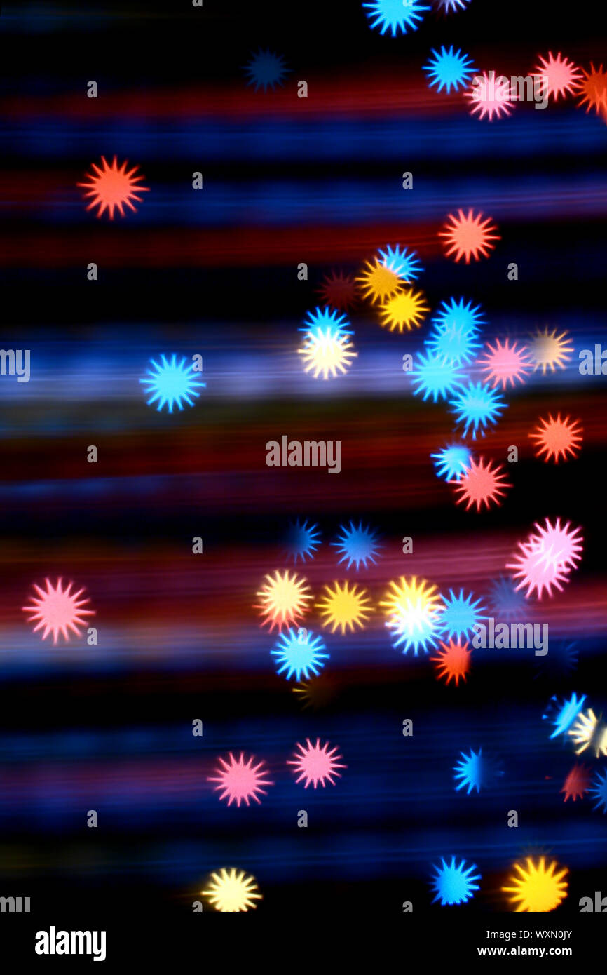 abstract disco colored stars motion background Stock Photo - Alamy