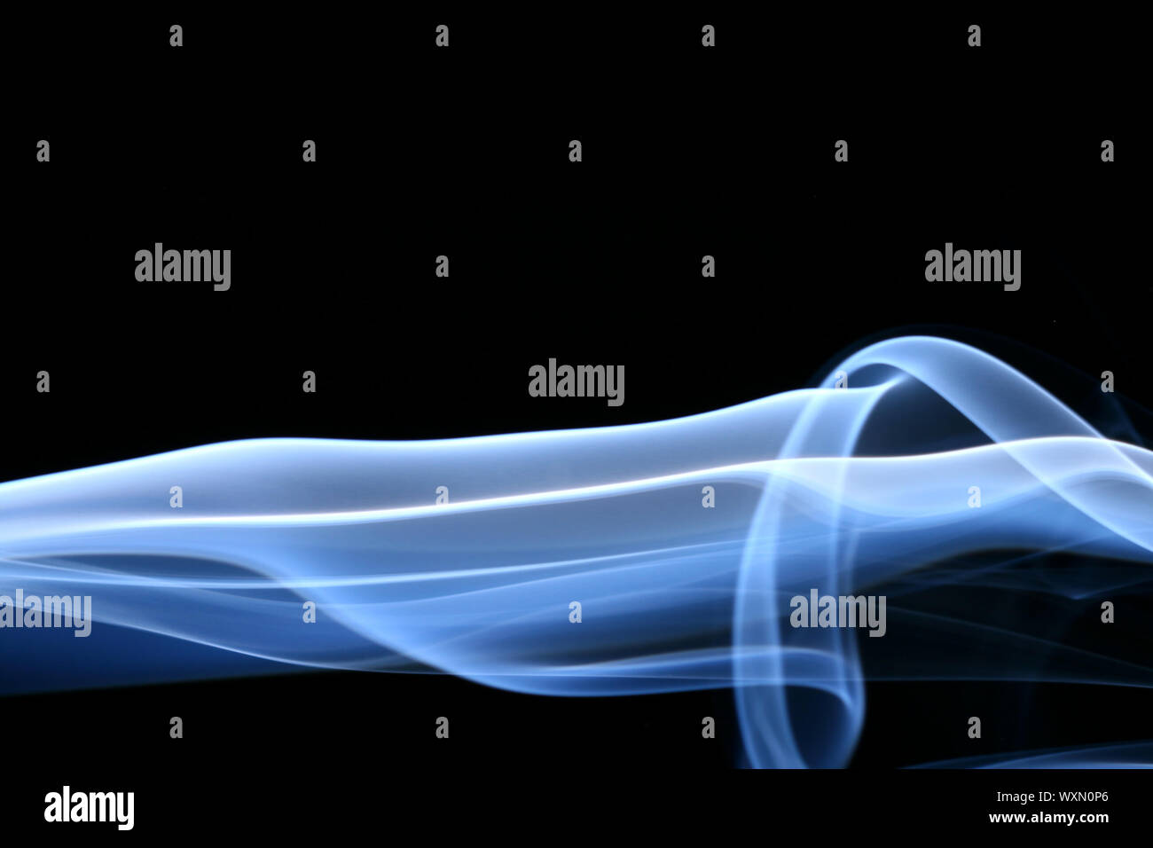 blue smoke abstract background close up Stock Photo - Alamy