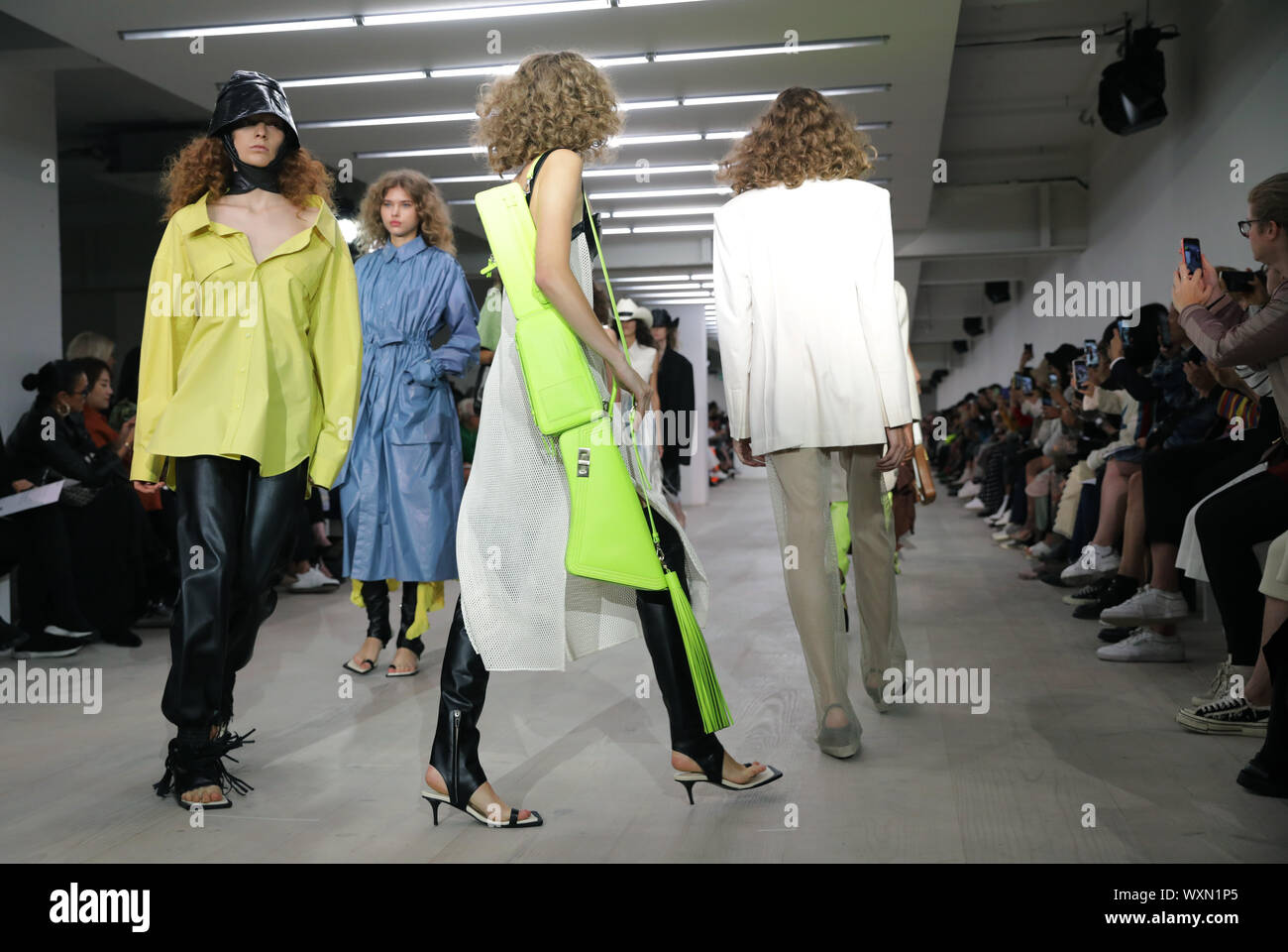 Models on the catwalk of YCH Spring/Summer 2020 London Fashion Week ...