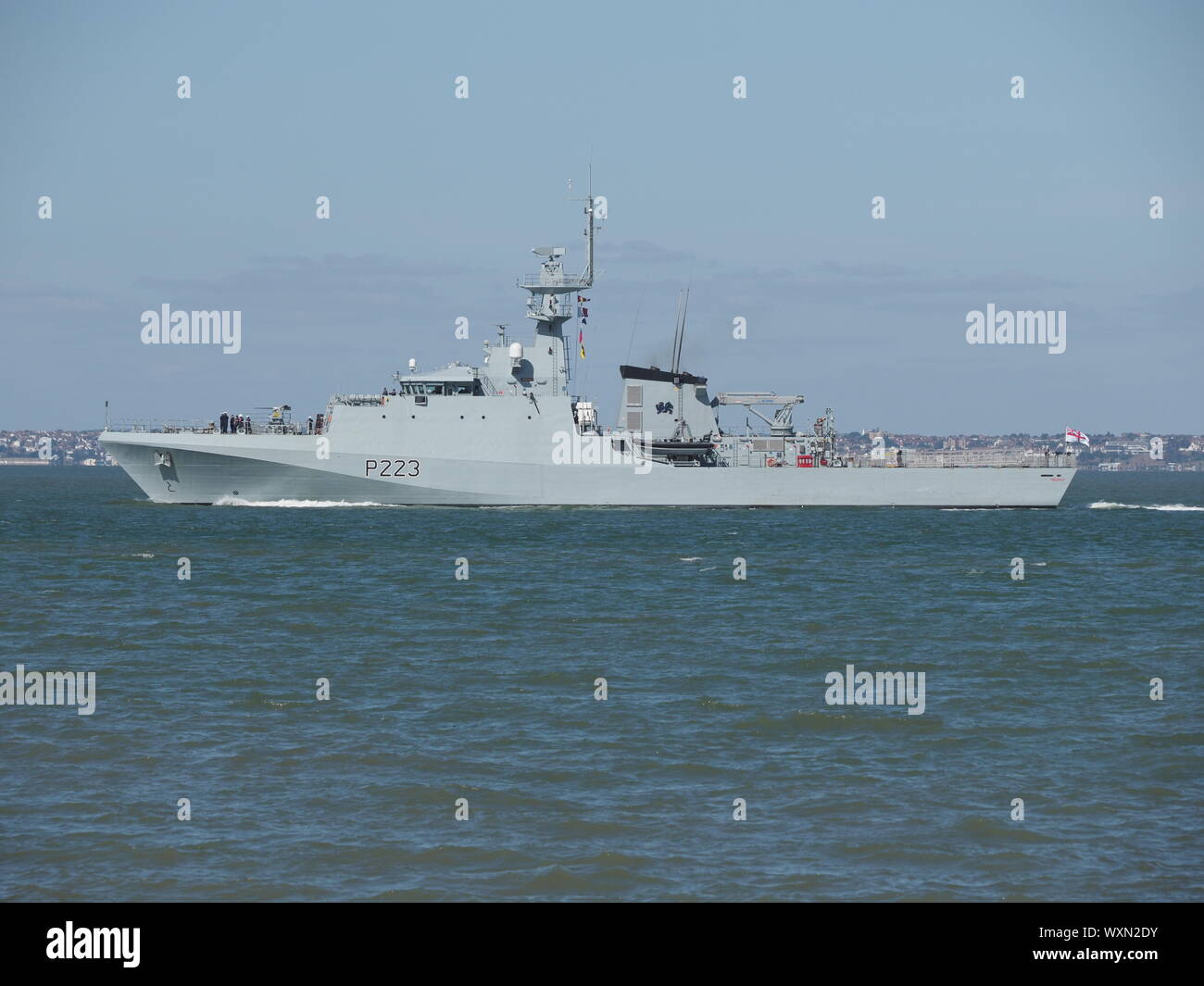 Sheerness, Kent, UK. 17th September, 2019. HMS Medway entering the ...
