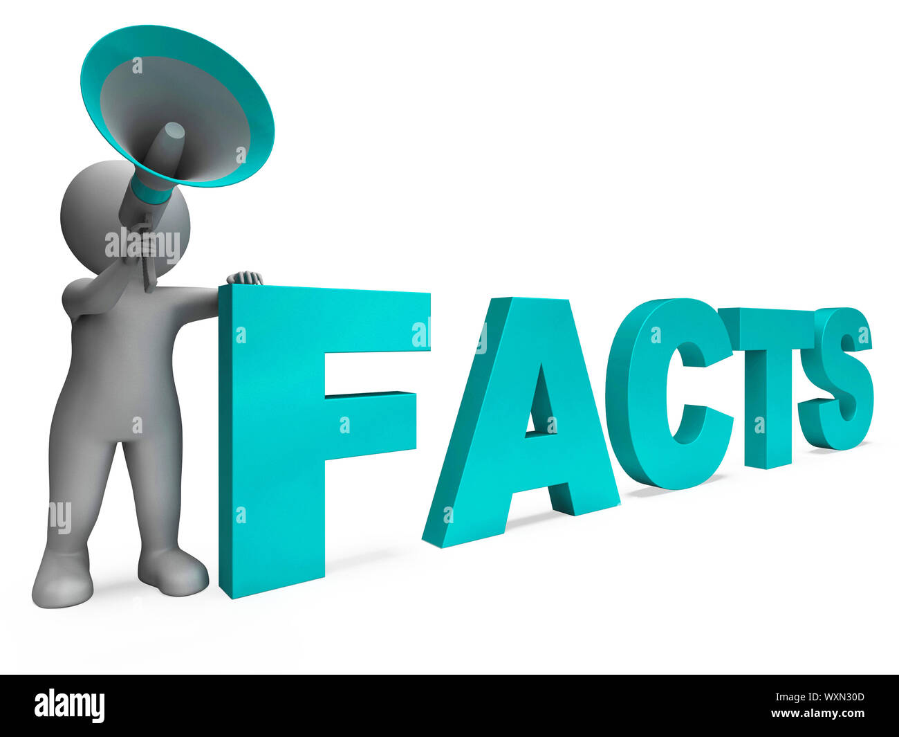 Facts Character Showing Details Information And Knowledge Stock Photo ...