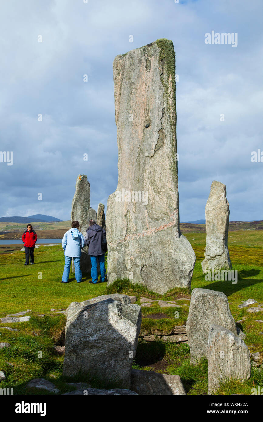 Monumento Neolítico Circulo de Calanais (Ring of Calanais). Isla Lewis ...
