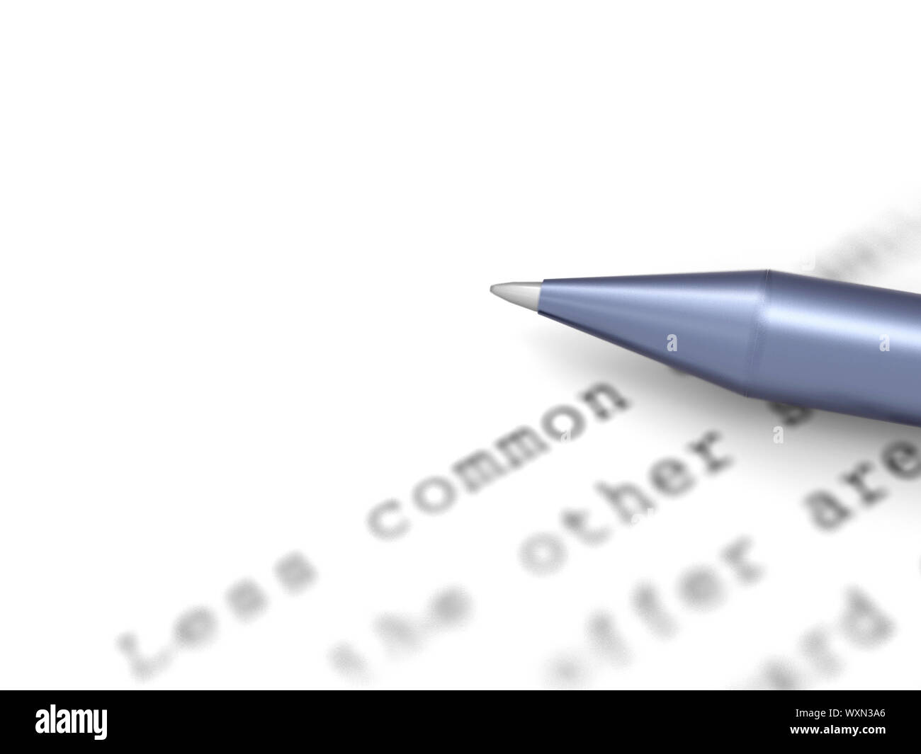 Blank Document Area Showing Copyspace White Background For Note Stock ...