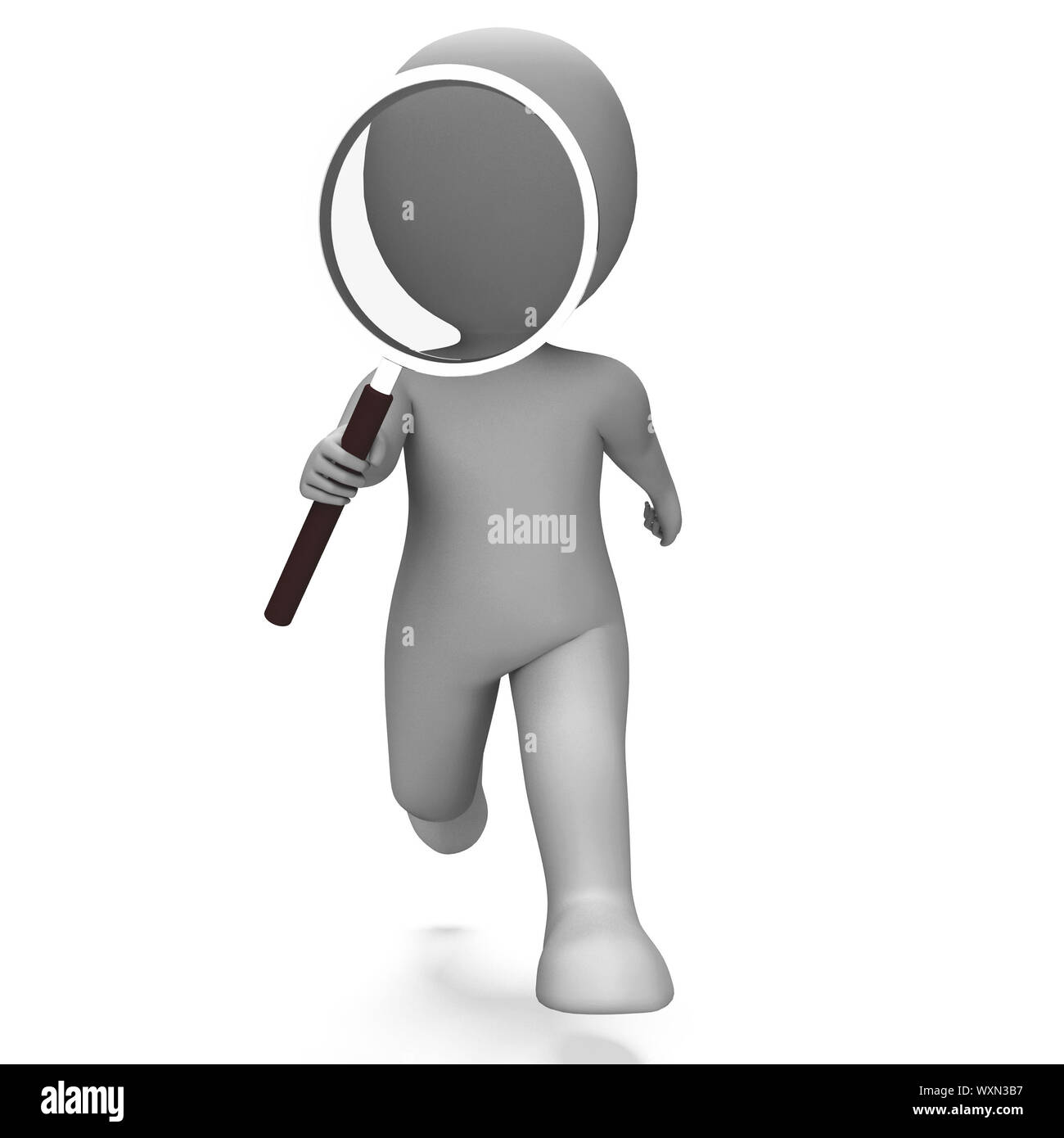 Searching Character Showing Find Looking Detective And Investigation ...